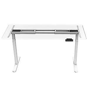 AIMEZO Dual Motor Electric Standing Desk Base Adjustable Desk Frame with 4 Programmable Memory Sit Stand Desk for Home Office