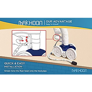 MAKHOON A20 Float Head Replacements for Polaris Zodiac 180 280 360 380 Pool Cleaners EA20 (1)