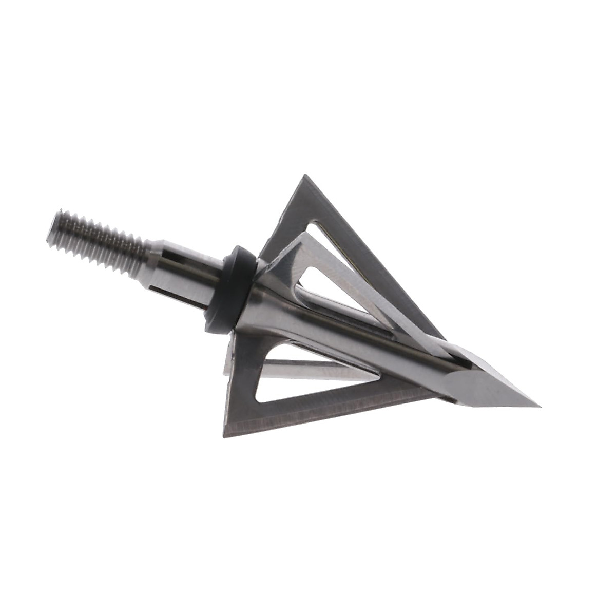 Truglo Titanium X QUADCUTTER 4 Blade 100 Grain Sharp Durable Fixed-Blade Hunting Crossbow Broadheads with Grade 5 Titanium Ferrule & Stainless Steel Blades - Spare Set of Blades Included