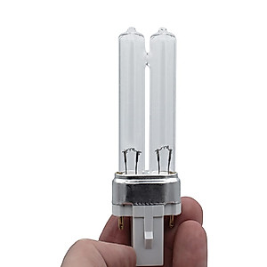 lumenivo LB4000 Replacement UV-C Bulb for Germ Guardian AC4300BPTCA, AC4825, AC4850PT & AC4900CA 5 Watt T4 Germicidal UVC Bulb Lamp Replacement with G23 2-Pin Base - 2 Pack