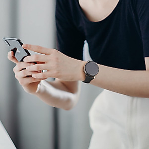 Vancle 3 Pack Slim Bands for Samsung Galaxy Active 2 Watch Bands 40mm 44mm Women Men, 20mm Soft Silicone Sport Strap Replacement Wristbands for Samsung Galaxy Active/Active 2 (Black/Gray/White)