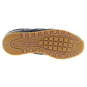 Reebok mens Classic Harman Run Sneaker, Black/Gum, 11.5 US