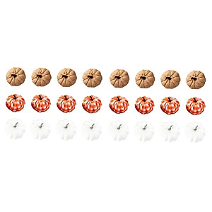 Garneck 24 Pcs Thanksgiving Pumpkin Halloween Pumpkin Decorations Harvest Festival Decorations Fall Decorations Foam Pumpkins Thanksgiving Ornament Festival Pumpkin Artificial Model Reward
