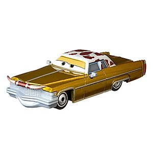 Disney Cars Toys and Pixar Cars Tex Dinoco, Miniature, Collectible Racecar Automobile Toys Based on Cars Movies, for Kids Age 3 and Older, Multicolor