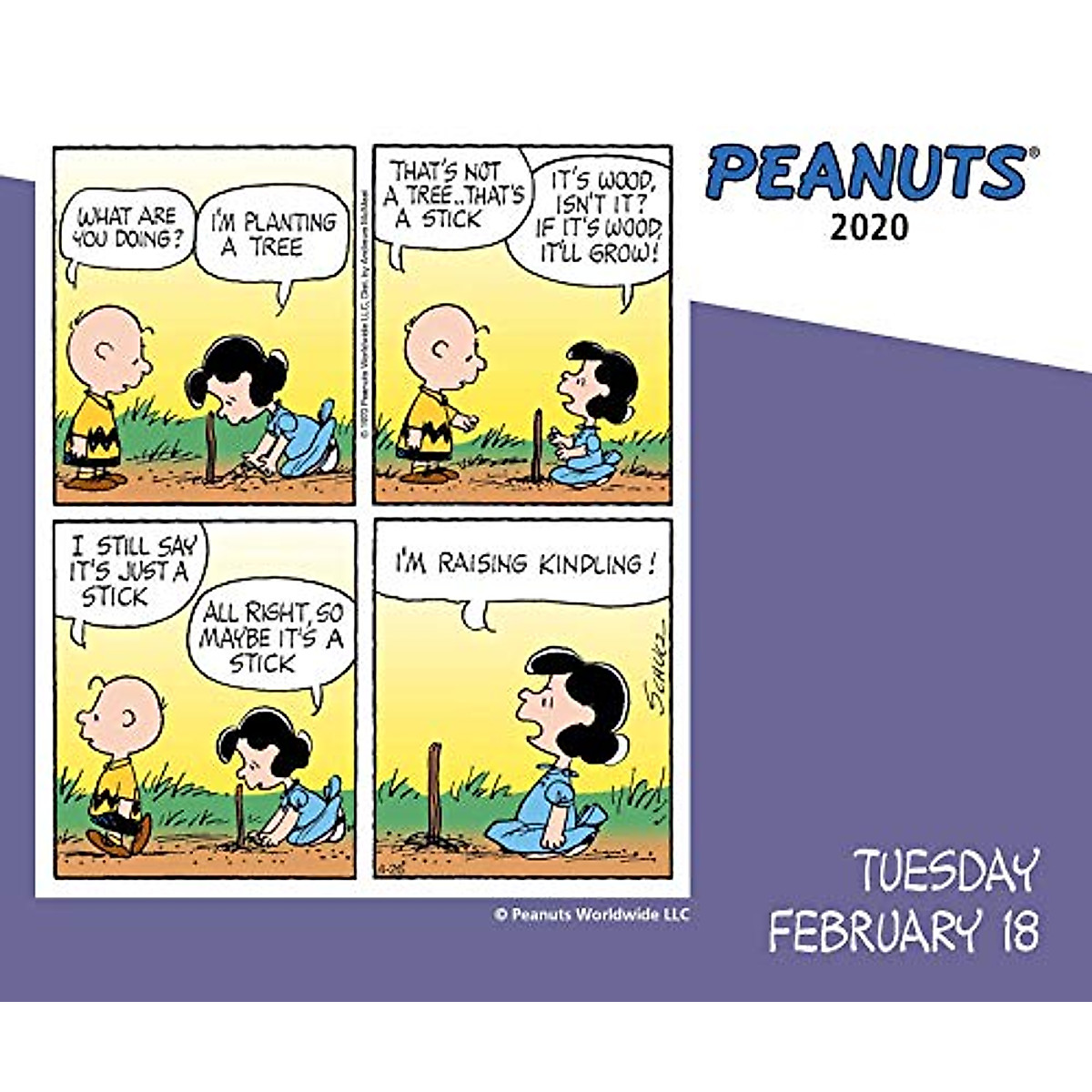 Peanuts 2020 Day-to-Day Calendar