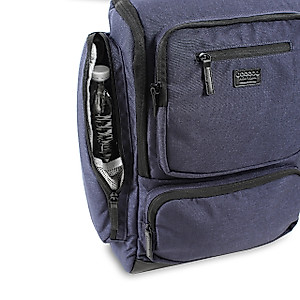 J World New York Novel Laptop Backpack, Navy, One Size