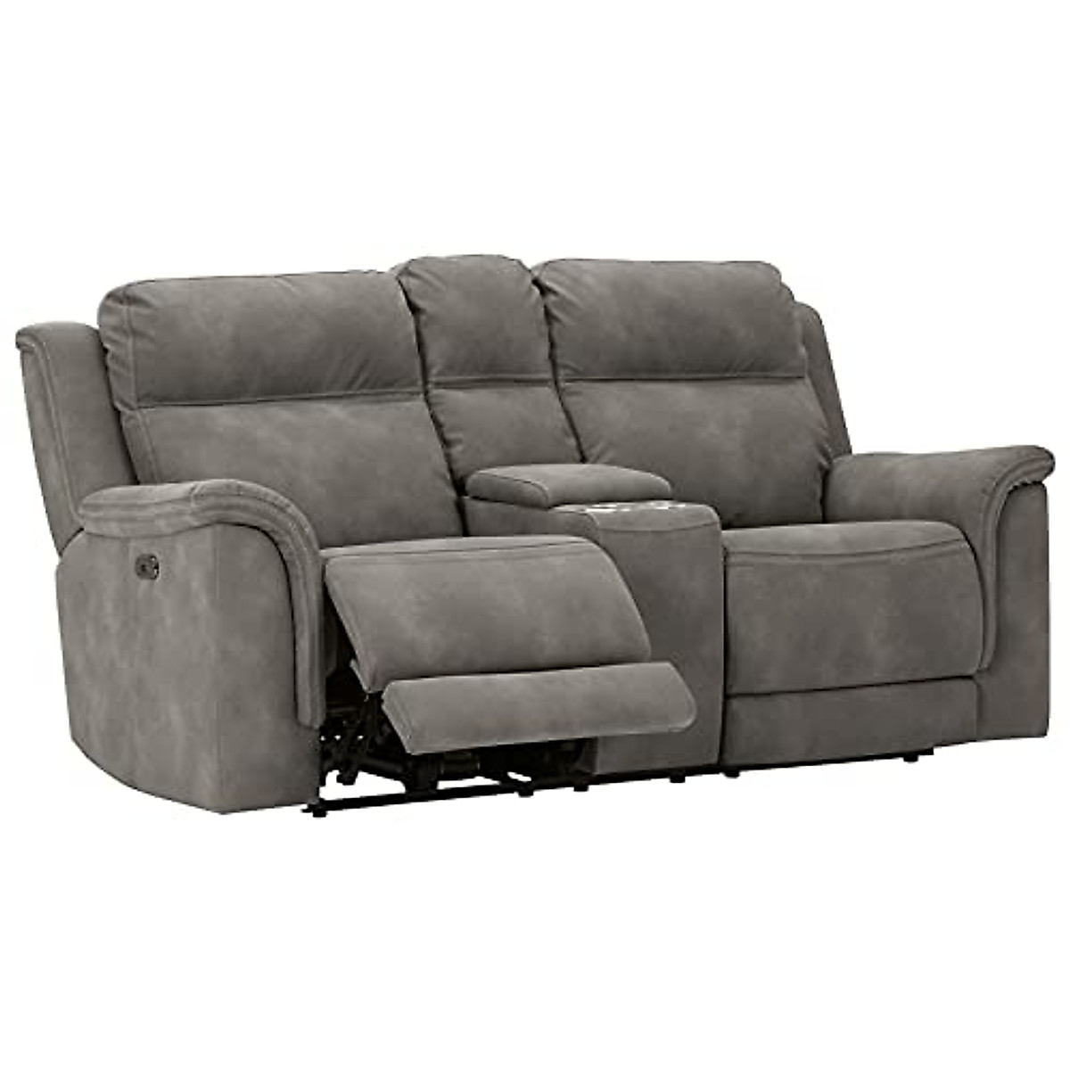 Signature Design by Ashley Next-Gen DuraPella Love Seats, Slate