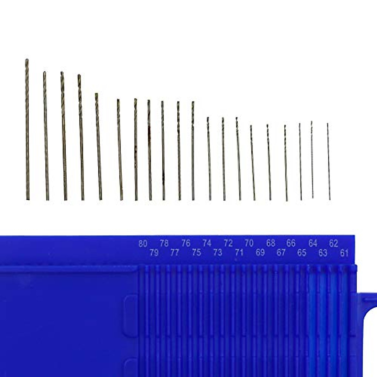 Bonsicoky 21Pcs Metric Mini Micro Drill Bit Set, HSS Twist Drill Bits with Mini Pin Vise & Plastic Case, Precision Drilling Hand Tools for Wood Jewelry DIY Carving Drilling