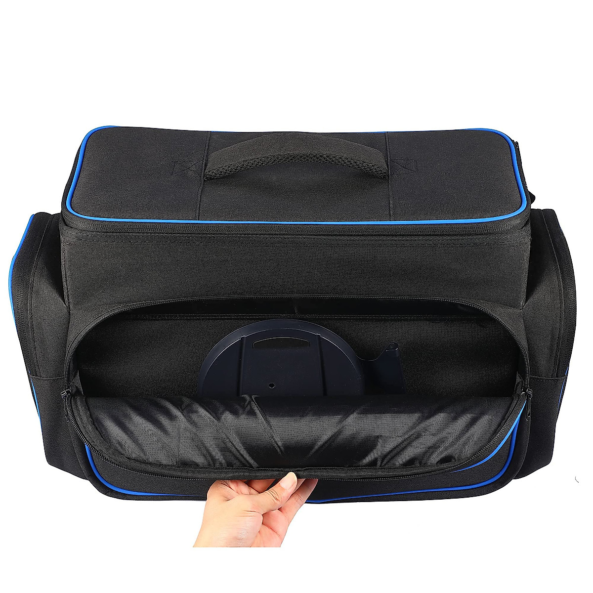 PDTXCLS DRZERUI Carrying Case for PS5, Travel Bag for Playstation DualSens Controller, PS5 Games, Console Base and Gaming Accessories