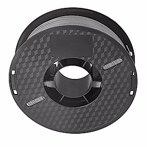 1.75mm PLA Print Filament, 3D Printer Roll Filament Plastic Shell 1kg Spool for Industrial Devices(Silver)