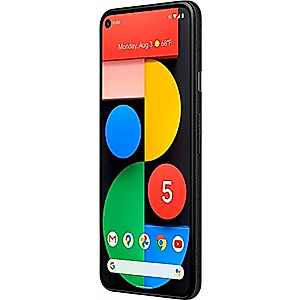 Google Pixel 5 128GB GSM Unlocked - Just Black (Renewed)
