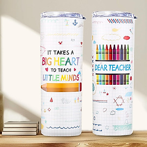 DHQH Teacher Christmas Gifts For Women,Teacher Appreciation Gifts End of Year, Teacher Thanksgiving Gifts From Student, 20 oz Tumbler