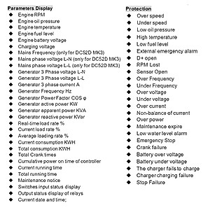 YOKDEN DC52D Generator Controller Remote Auto and Manual Diesel Gasoline Gas AMF ATS Control Module Parts with USB Ports Replacement for Deep Sea 6120 DSE6120