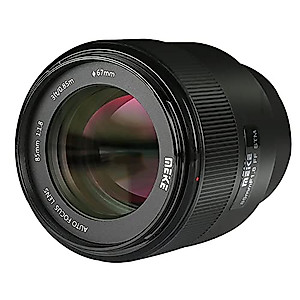 Meike 85mm f1.8 AutoFocus STM Full Frame Lens,Large Aperture Medium Telephoto Fixed Prime Portrait Lens for Fuji X Mount X-Pro2 X-E3 X-T2 X-T10 T20 X-A2 X-E2 X30 X70 X-M1 X-T5 Cameras +mcoCleanCloth