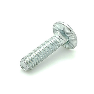 Ten (10) 5/16-18 x 1" Long Carriage Bolts Set w/Nuts & Washers (BCP298)