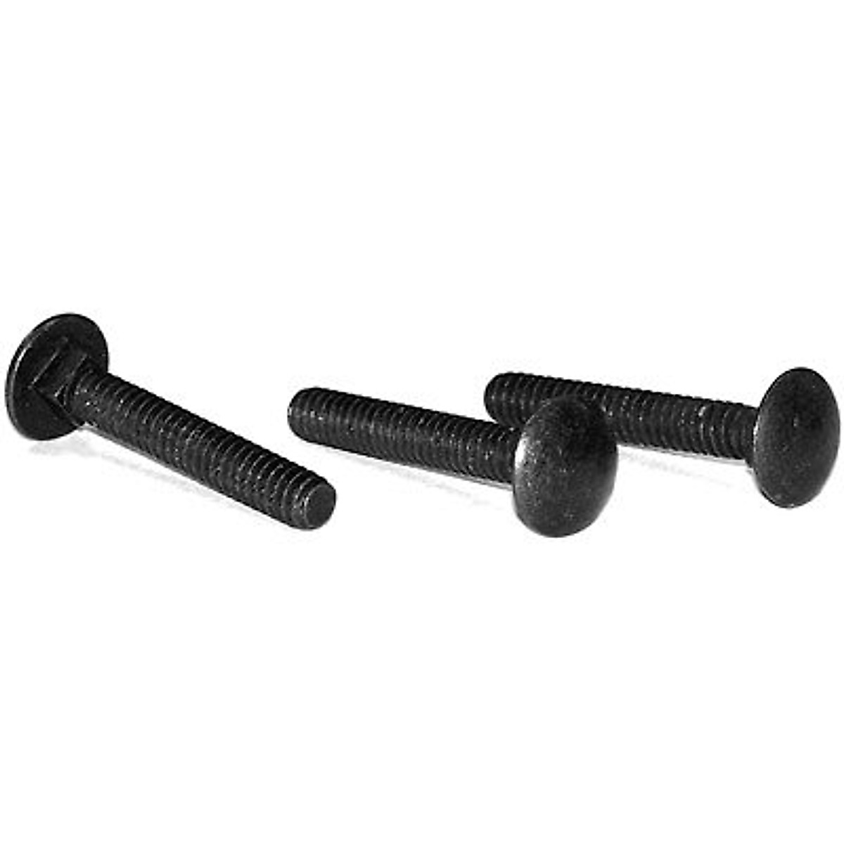 1/4-20 x 3" Carriage Bolts/Full Thread/Steel/Black Oxide / 600 Pc. Carton