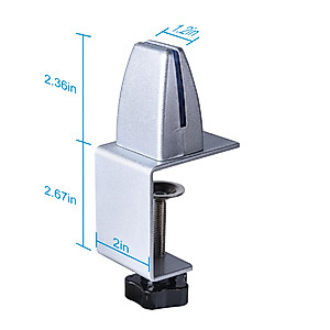 Fromann Office Desk Screen Partition Support Bracket Desk Divider Clamp Brackets Shelf Clip Holder Universal