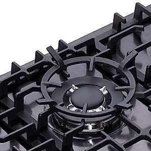 Wok Ring, Non Slip Cast Iron Stove Wok Support Ring for Kitchen Gas Cooktop Pot Rack Stove Rack Ring Pan Holder Stand