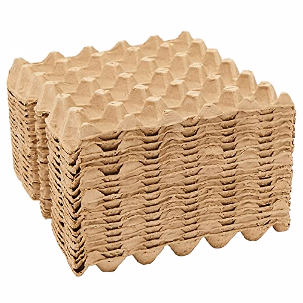 Bulk 18 Pack Reusable Egg Cartons for 30 Eggs & Labels