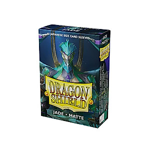 Dragon Shield Japanese Size Sleeves – Matte Jade 60CT - Card Sleeves Smooth & Tough - Compatible with Pokemon, Yugioh, & More – TCG, OCG