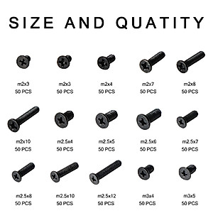 751PCS Laptop Notebook Computer Screws Kit Set with Screwdriver for IBM HP Dell Lenovo Samsung Sony Toshiba Gateway