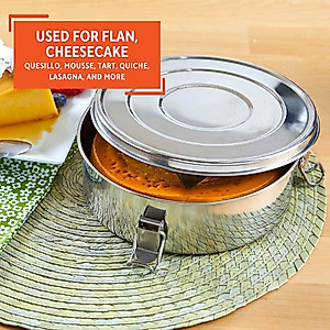 Imusa Flan Mold, Silver