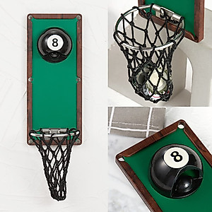 Arola Magnetic Billiard Ball Bottle Opener, Removable Metal Wall Mounted Opener with Cap Catcher Collector, Birthday Gift for Billiards Enthusiast, Beer Lovers and Men, as Kitchen Yard Bar Decoration