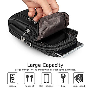 Ladies Crossbody Bag Mobile Phone Shoulder Bag Cotton Mobile Phone Handbag (#3)