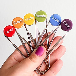 Day of The Week Paperclip, Planner Bookmark Clip, Office Organization Supplies, Teacher Appreciation