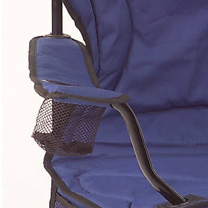Coleman Portable Camping Chair with 4-Can Cooler - Perfect for Camping, Tailgates, Beach, Sports and More