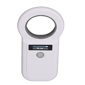 New Upgrade Pet Microchip Scanner, 134.2kHz High Accuracy Rechargeable Animal Handheld RFID Reader, Portable Pet Microchip Kit for Dogs ID Tag FDX B (ISO11784 11785)