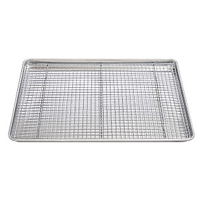Mrs. Anderson’s Baking Professional Two-Thirds Sheet Baking and Cooling Rack, 21 x 14.5-Inches