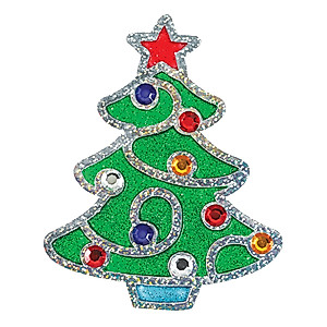 Creativity for Kids Holiday Easy Sparkle Window Art Craft Kit: Create 7 Window Art Designs, Holiday Crafts, Christmas Crafts for Kids Ages 6-8+, Christmas Activities for Kids