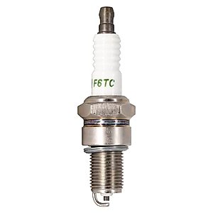 TORCH F6TC Spark Plug 131-047 Replace for NGK BP6ES Spark Plug, for Bosch W6D Spark Plug, for CHAMPION N9YC Spark Plug, for Honda GX140 GX160 GX200 5.5hp 6.5hp Engine Generator, OEM, ea