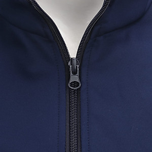 Materuis Football Track Jacket Blue Lightweight Sports Soccer Training Clothes Adult Size (XL)