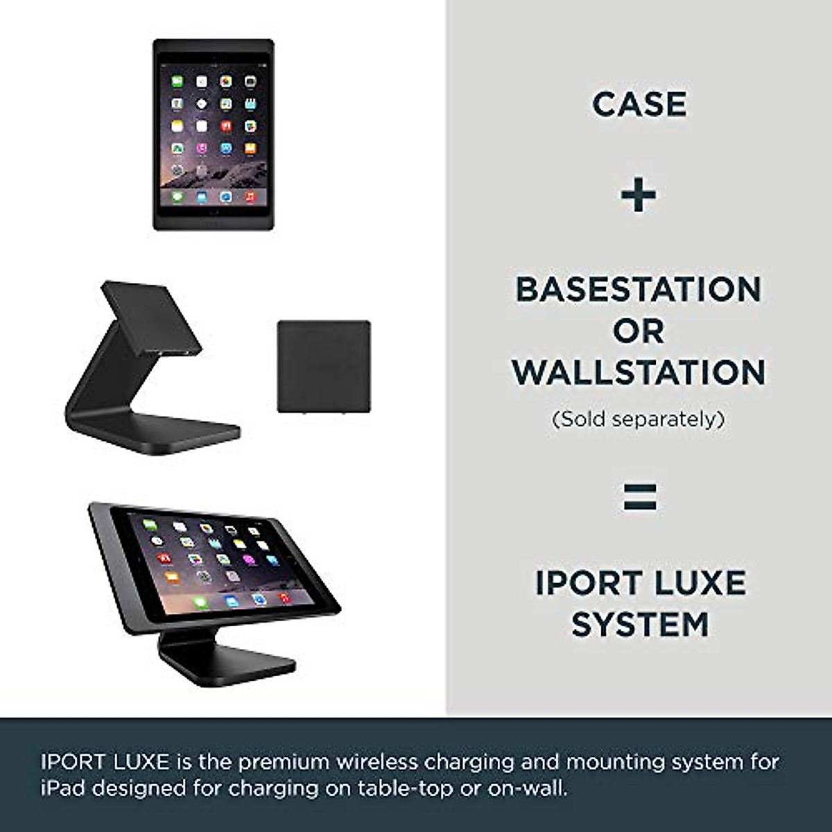 IPORT Luxe (LuxePort) Case iPad Case - Compatible with iPad 10.2 9th gen and iPad 10.2 8th gen - White