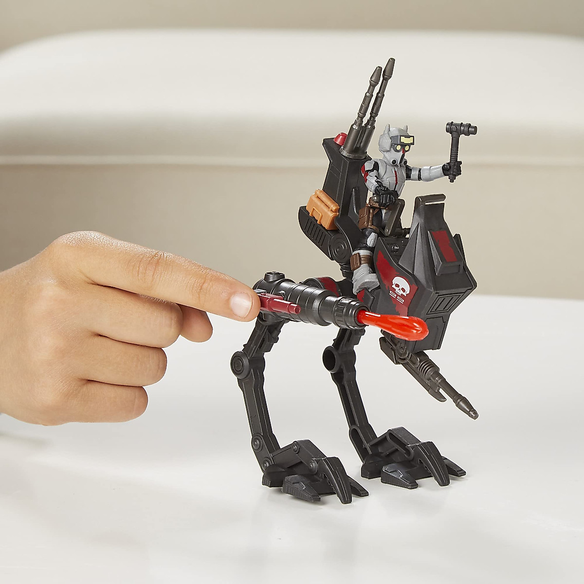 STAR WARS Mission Fleet Expedition Class Tech (Bad Batch) at-RT Ambush 2.5-Inch-Scale Figure and Vehicle Set, Toys for Kids Ages 4 and Up,F1339