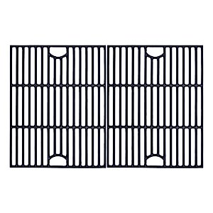 GGC 17 Inch Grill Grates Replacement for Nexgrill 4&5 Burner 720-0830H 720-0783E 720-0670A 720-888N, Kenmore 41516106210, Charbroil 463241113, 2PCS Cast Iron Cooking Grates(17" x 13 1/4" Each)