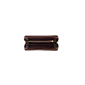 COACH Long Zip Around Wallet (IM/Black Cherry)