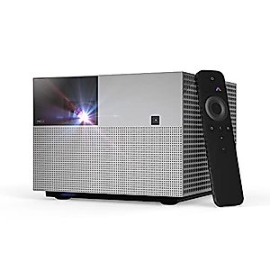 Movie Projector, WEMAX Vogue Pro 1080p Home Theater Projector with WiFi Bluetooth, 1600 ANSI Lumens, Support 4k, Dolby Audio DTS-HD, 200 Inch Image, Auto Object Avoidance, Side Projection