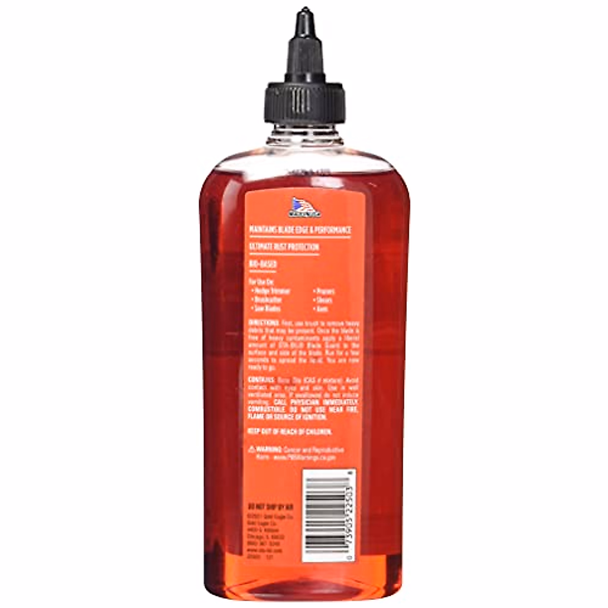 STA-BIL Blade Guard - Premium Blade Lubricant, Helps Maintain Blade Edge, Will Not Harm Plants, Protects Against Rust and Corrosion, Safe for Use On Gas and Electric Equipment, 12oz (22503), Orange