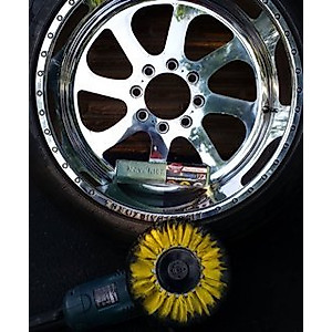 Complete Aluminum Polishing and Sanding Kit for Wheels, Bumpers, Tanks and Any Other Aluminum Or Stainless Surface, 12 Piece Product Bundle