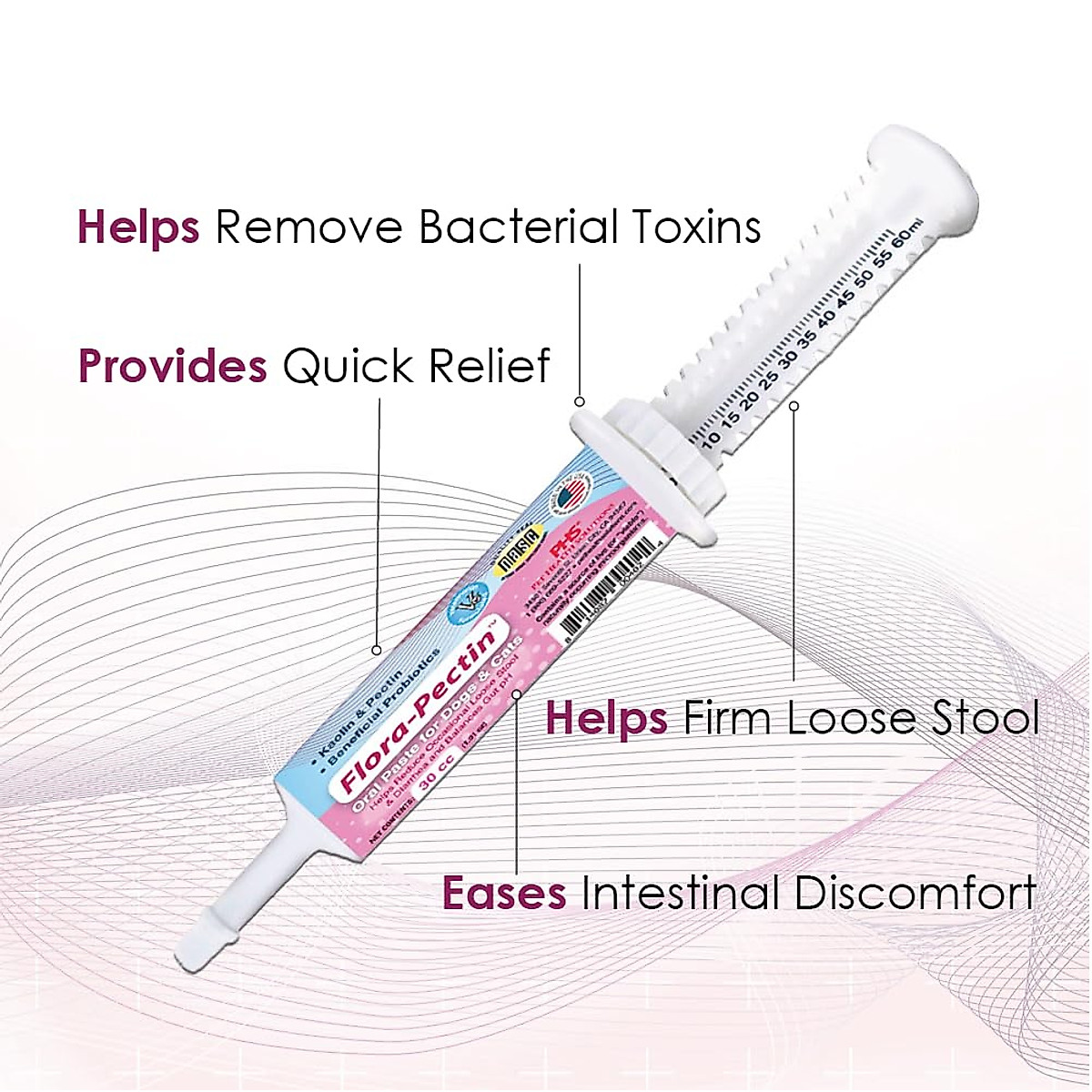 Oral Paste for Dogs & Cats-Helps Reduce Occasional Loose Stool & Diarrhea, Balance Gut pH, Support Normal Digestion & Intestinal Flora-Fast Acting Probiotic (60 CC - Tasty Chicken Flavor)