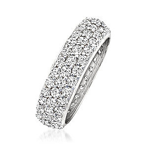 Ross-Simons Pave Diamond Eternity Band in 14kt Gold
