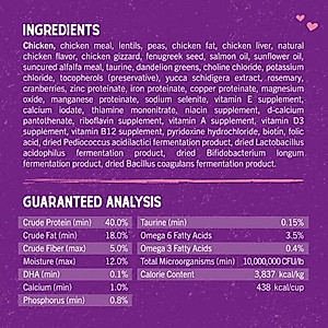 Stella & Chewy’s Raw Coated Premium Kibble Cat & Kitten Food – Grain Free, Protein Rich Meals – Cage-Free Chicken for Kittens Recipe – 5 lb. Bag