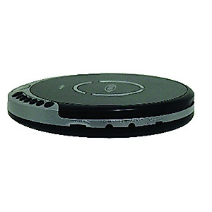 Jensen CD Portable Personal CD Player with 60 Seconds Anti-Skip Protection, FM Radio & Bass Boost + Stereo Earbuds - Black