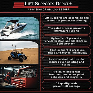 Lift Supports Depot Qty (2) Fits Snap-On Tool Box Lid Replaces 1-2369 Match # to Old Lift Supports Shocks Struts