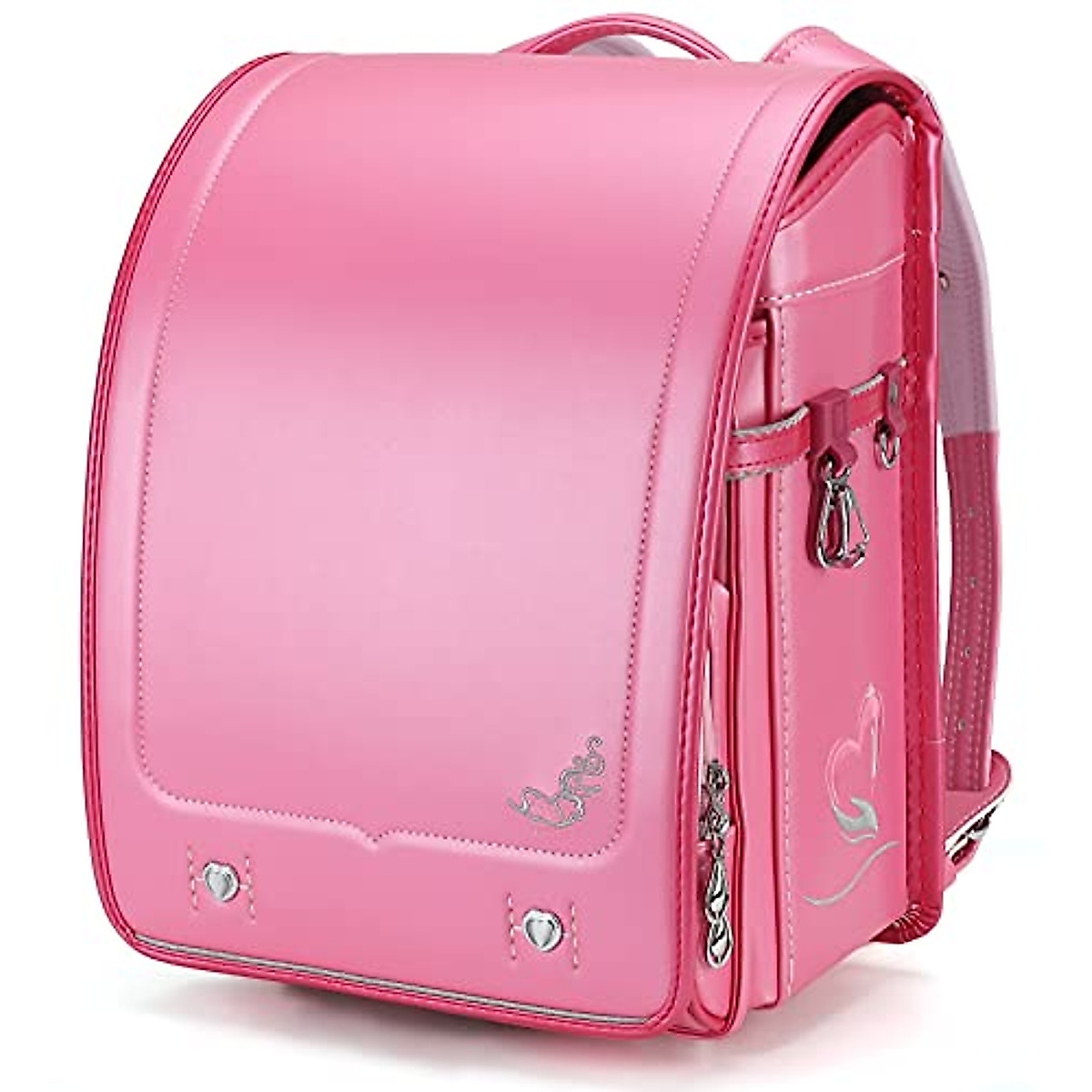 Baobab's wish Ransel Randoseru Japanese schoolbag Backpacks Lightweight & Sturdy Japan With One-touch Switch (pink) (rbsb-012)