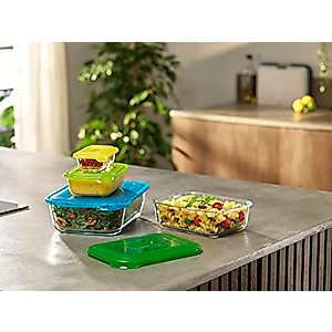 Joseph Joseph Nest Glass Storage Dishes - Multi-Colour, Set of 4