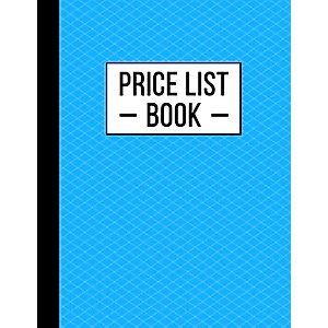 Price List Book: Small Business Inventory Cost and Price Journal
